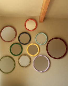 Round Over-Sized Bobbin Mirror – Bertola Home Studio