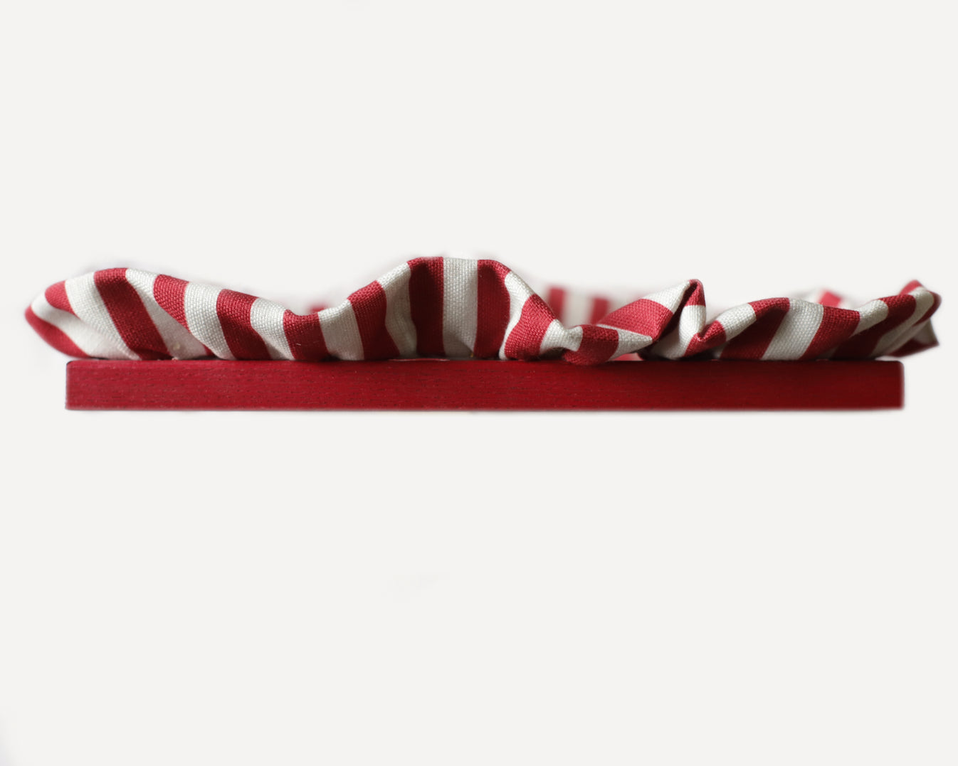 Cranberry Stripe Ruffle Frame – Bertola Home Studio